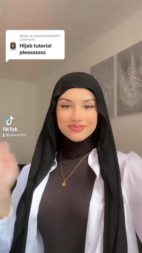 Hijab jersey tutorial Türban tarzları Tarz moda Stil kıyafetler