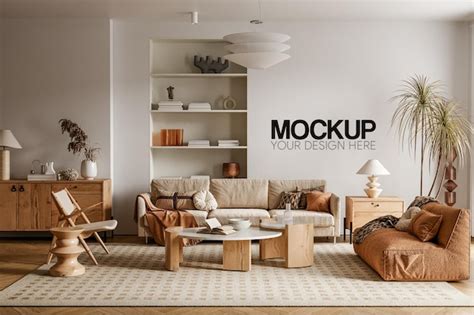 Premium Psd Interior Wall Mockup