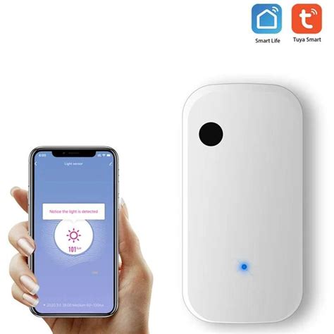 Sensor De Luz Inteligente Wifi Tuya Automatización Para El Hogar