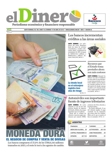 Periódico Eldinero 62 04042016 By Periódico Eldinero Issuu