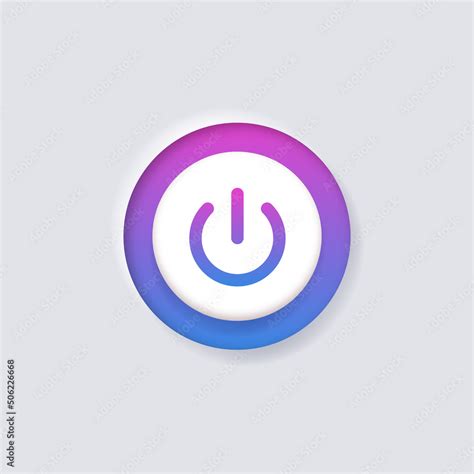 Power Icon On Off Buttons Energy Switch Sign Power Switch Icons