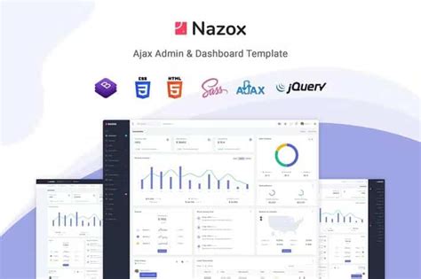 Nazox Ajax Admin Dashboard Template Latest Version WooCrack