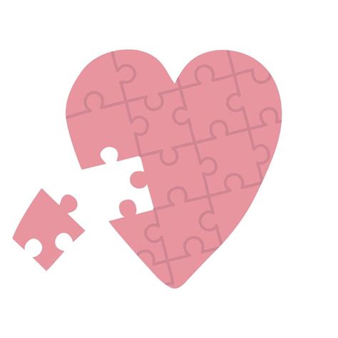 Doodle Puzzle Heart 41420861 Vector Art At Vecteezy