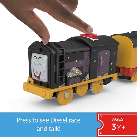 Thomas And Friends Talking Diesel Toy Train Motorized Engine With
