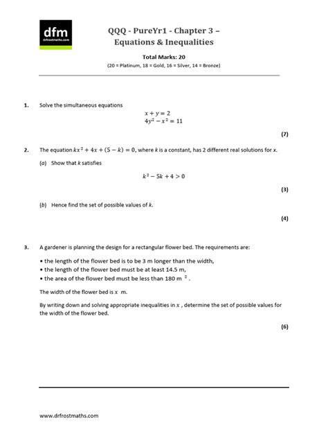 Qqq P1 Chapt 3 Pdf Equations Mathematical Objects
