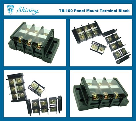 Shining Tb 100 600v 100a Barrier Terminal Block Connector
