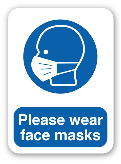Please Wear Face Masks Sign Farm Signs