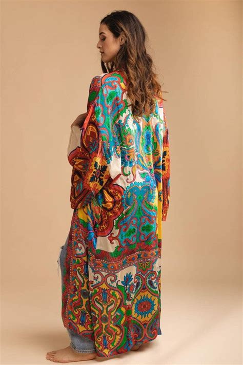 Paisley Print Kimono Shopperboard