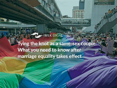 Tying The Knot As A Same Sex Couple What You Need To Know After
