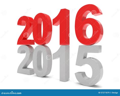 2015 2016 Change New Year 2016 Stock Illustration Illustration Of