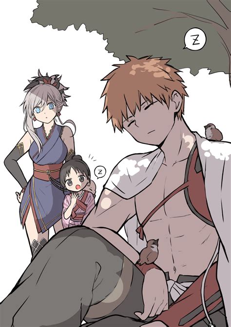 yoyo 9ea emiya shirou miyamoto musashi fate ogasawara kaya senji