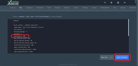 How To Modify The Players Limit At Your Euro Truck Simulator 2 Server