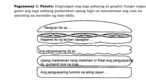 Pagsasanay 1 Panuto Dugtungan Ang Mga Pahayag StudyX