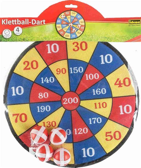 Idena 40095 Klettball Dartspiel Mit 4 Kaufland De