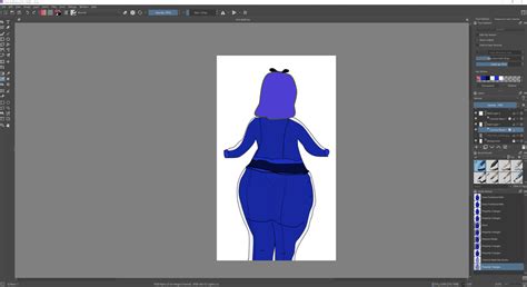 Another Big Blueberry Belly Portrait 🫐 Rblueberry