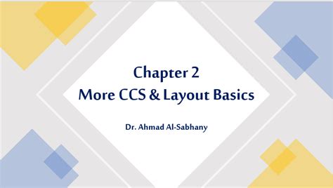 Chapter 2 More Ccs And Layout Basics Learning Space