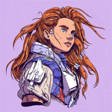 Picked Aloy For My First Piece Of Fanart In Years Rdigitalart