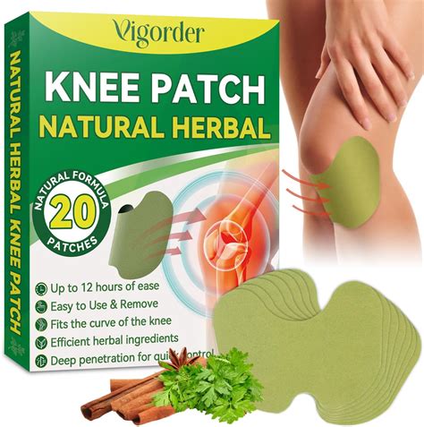 Flexiknee Natural Knee Relief Patch Set Herbal Knee