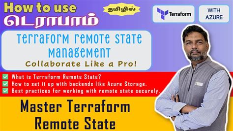 🌍 Master Terraform Remote State 🌟 Collaborate Like A Pro In Tamil Youtube
