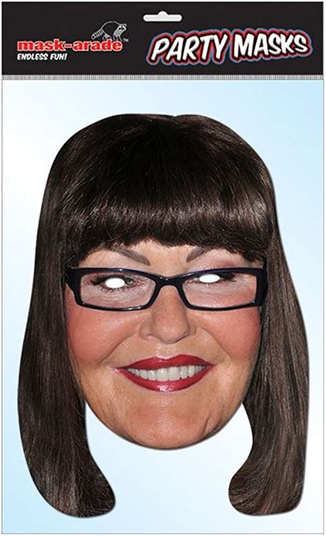 Hilary Devey Card Mask Midlands Fancy Dress Redditch