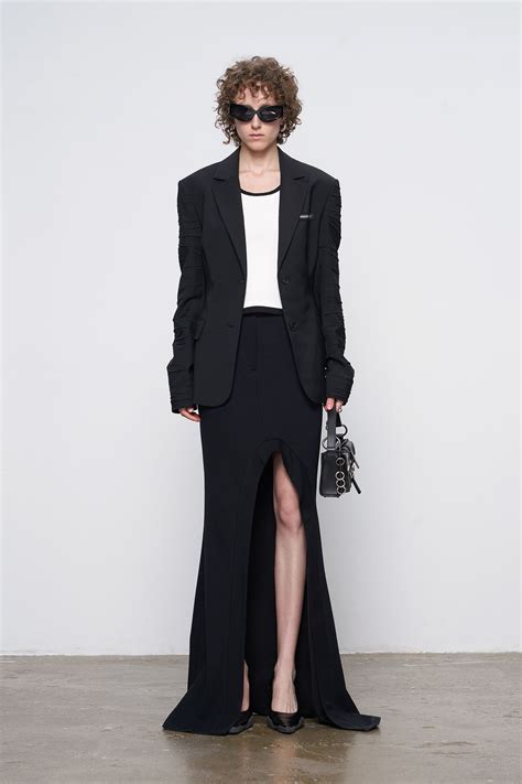 Wool Pleated Sleeves Waist Tightening Suit Annakiki