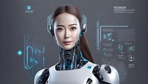 Premium Photo A Woman Wearing A Robot Garment