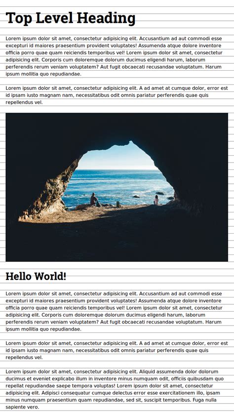 Html How To Handle Responsive Images With Vertical Rhythm Stack