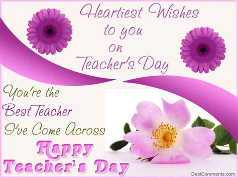 Heartiest Wishes To You On Teachers Day