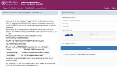 DU UG Merit List Delhi University Releases First Undergraduate Merit