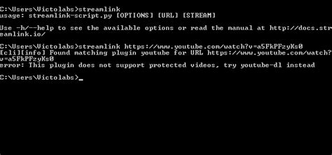 Unable To Play Protected Youtube Videos Issue 203 Streamlink