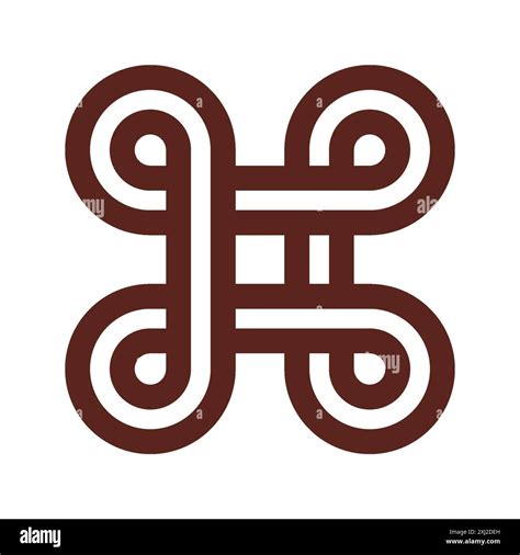 Adinkra Design Cut Out Stock Images Pictures Alamy