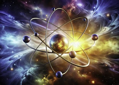 A Detailed Silhouette Of A Curium Atom Exploring Electron Orbitals And Atomic Structure In A