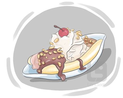 Definition And Meaning Of Banana Split Langeek
