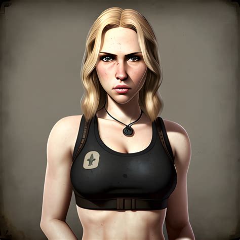In The Style Of Fallout 1 Masterpiece Portrait Photography