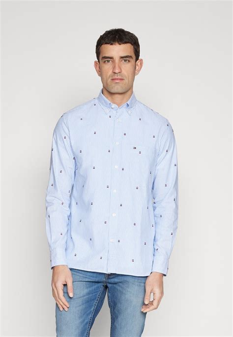 Tommy Hilfiger Coupe Global Stripe Shirt Skjorter Blue Spelloptic