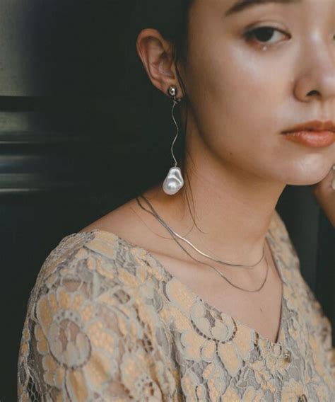 Kastane カスタネ カスタネのfiw baroque pearl earringイヤリング WEAR