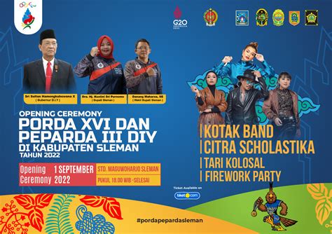 Tiket PORDA XVI PEPARDA III DIY 2022 Harga Promo Tiket