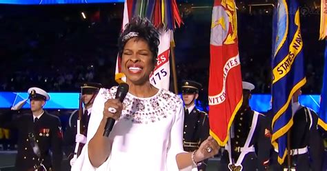 Gladys Knights Gorgeous Rendition Of The National Anthem Will Give You
