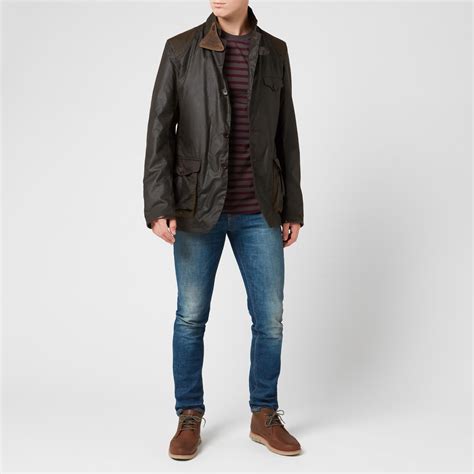 Barbour Heritage Beacon Waxed Cotton Sports Jacket