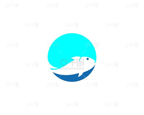 标志免抠元素 鱼标志矢量模板 素材免费下载 1500像素 Eps格式 编号38116458 千图网