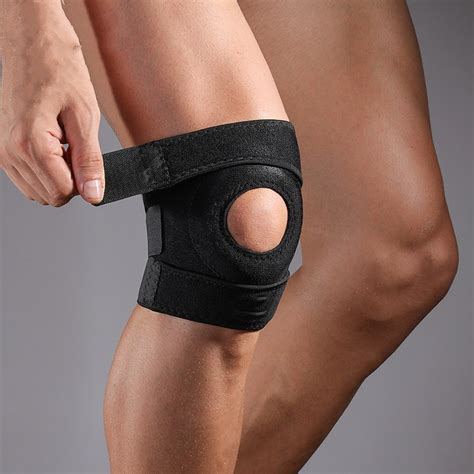 Joelheira Articulada Reforçada Ortopedica Neoprene Crossfit Ajustável