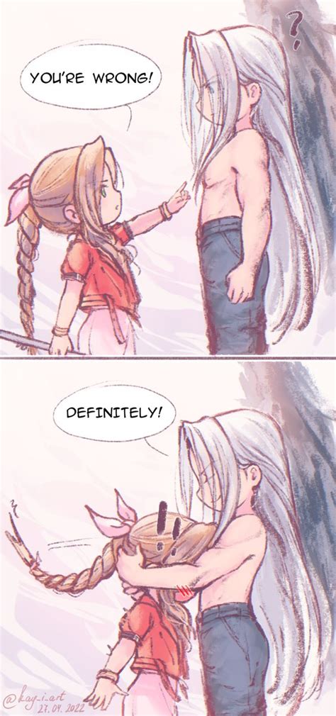 Kay I 🌸☄️ 𝓐𝓮𝓻𝓲𝓢𝓮𝓹𝓱 𝓫𝓻𝓪𝓲𝓷𝓻𝓸𝓽 On Twitter It Finally Happened😳🙈 Ff7r