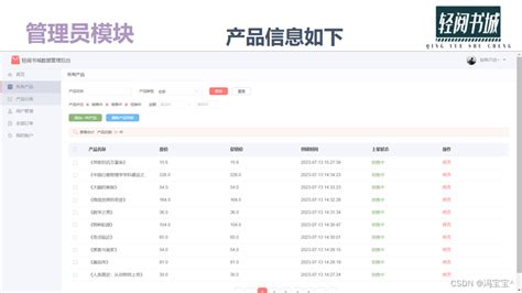 轻阅书城图书交易平台 Csdn博客