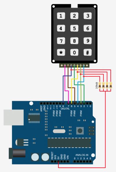 Programación Electrónica Arduino Y Teclado 3x4