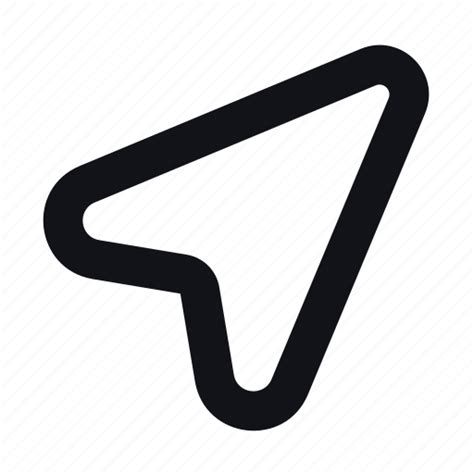 Arrow Direction Gps Location Map Icon Download On Iconfinder