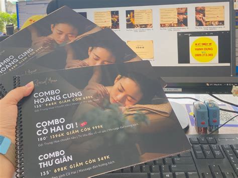 In Menu Massage Body Menu Gội đầu Dưỡng Sinh Menu Spa Chăm Sóc Da
