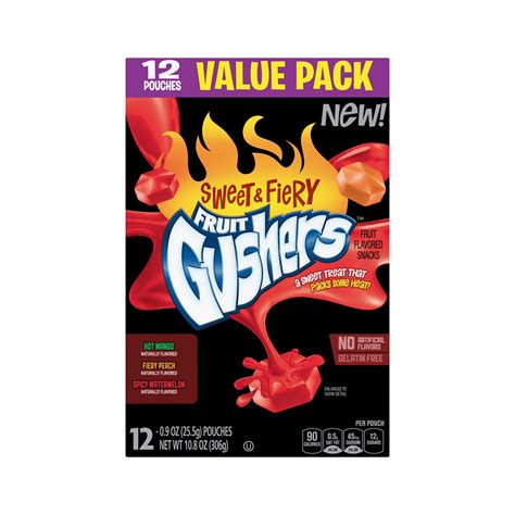 Fruit Gushers Fruit Flavored Snacks Fruit Gusher Variety Flavours 42