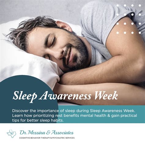 Sleep Awareness Week Prioritizing Rest For Mental Health Dr Messina