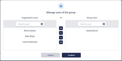 Create And Manage User Groups Within The Organization Xlstat Help Center