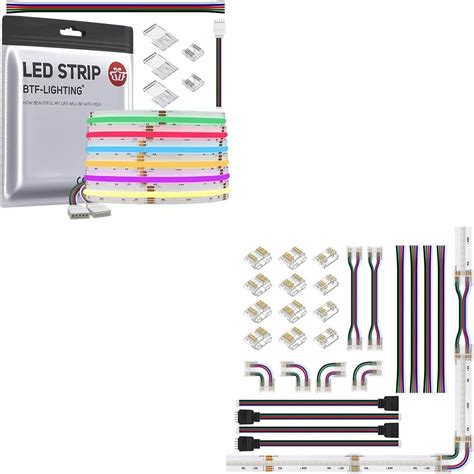 Btf Lighting Fcob Cob Rgbw 6500k Uniform Light Led Strip
